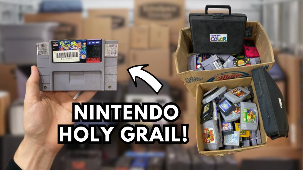 THIS STORAGE UNIT WAS FILLED WITH VIDEO GAME GOLD! - YouTube