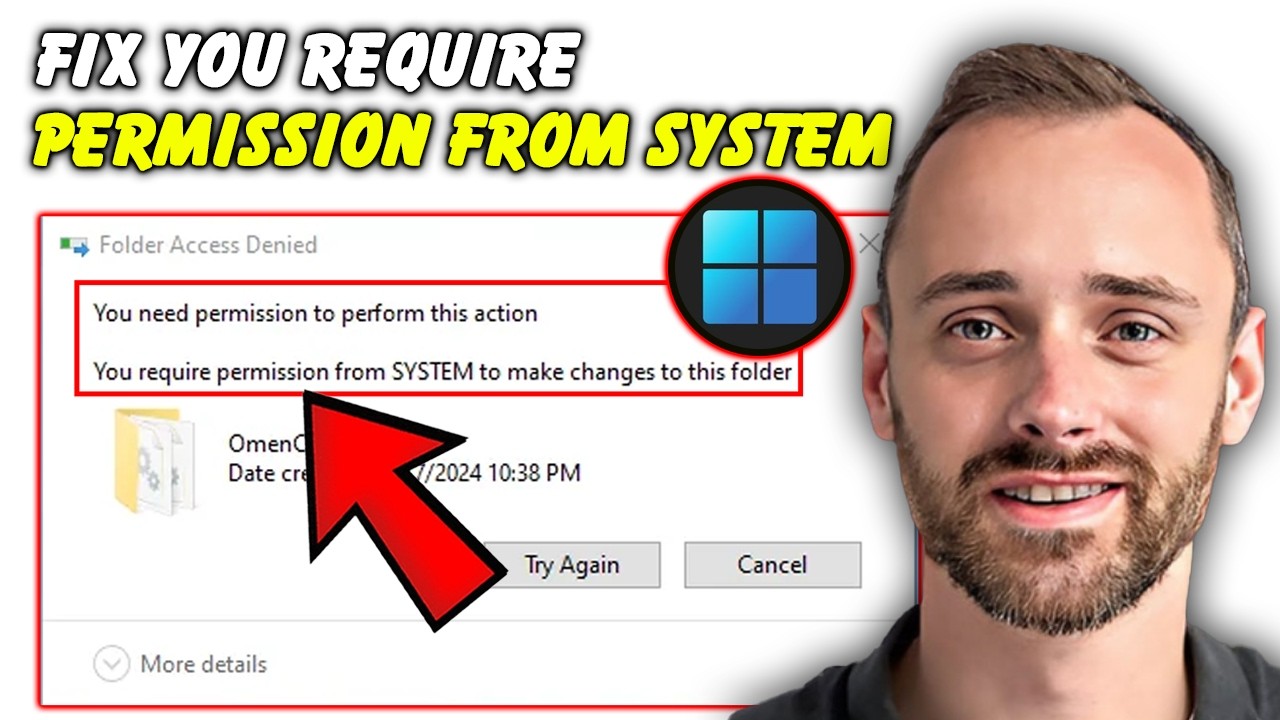 Access Denied? Fix "Permission From System" to Delete Folder - YouTube