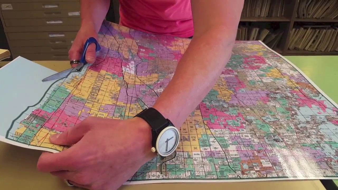"Do-It-Yourself" Multi-County Wall Map - YouTube