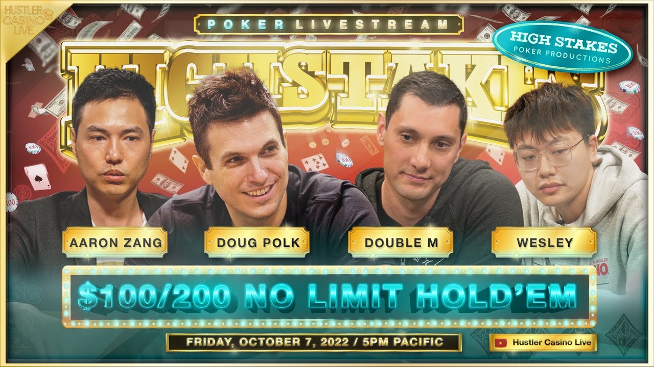 Doug Polk Plays SUPER HIGH STAKES $100/200/400 w/ Double M, Wesley ...