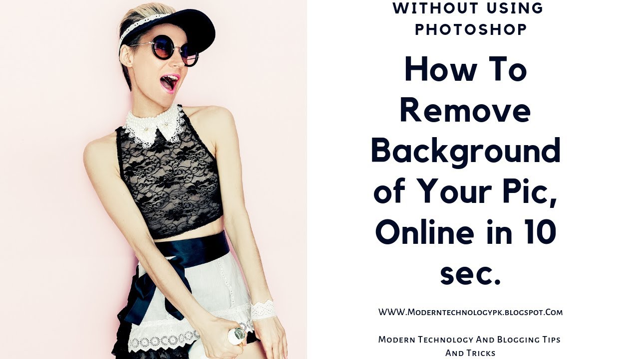 How To Remove Background And Make Money Online - No Photoshop - YouTube