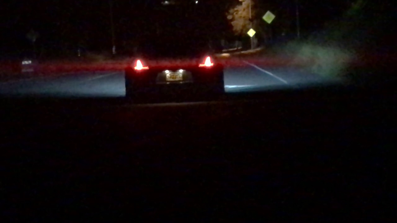 370z backfire flame with motordyne long tube headers - YouTube