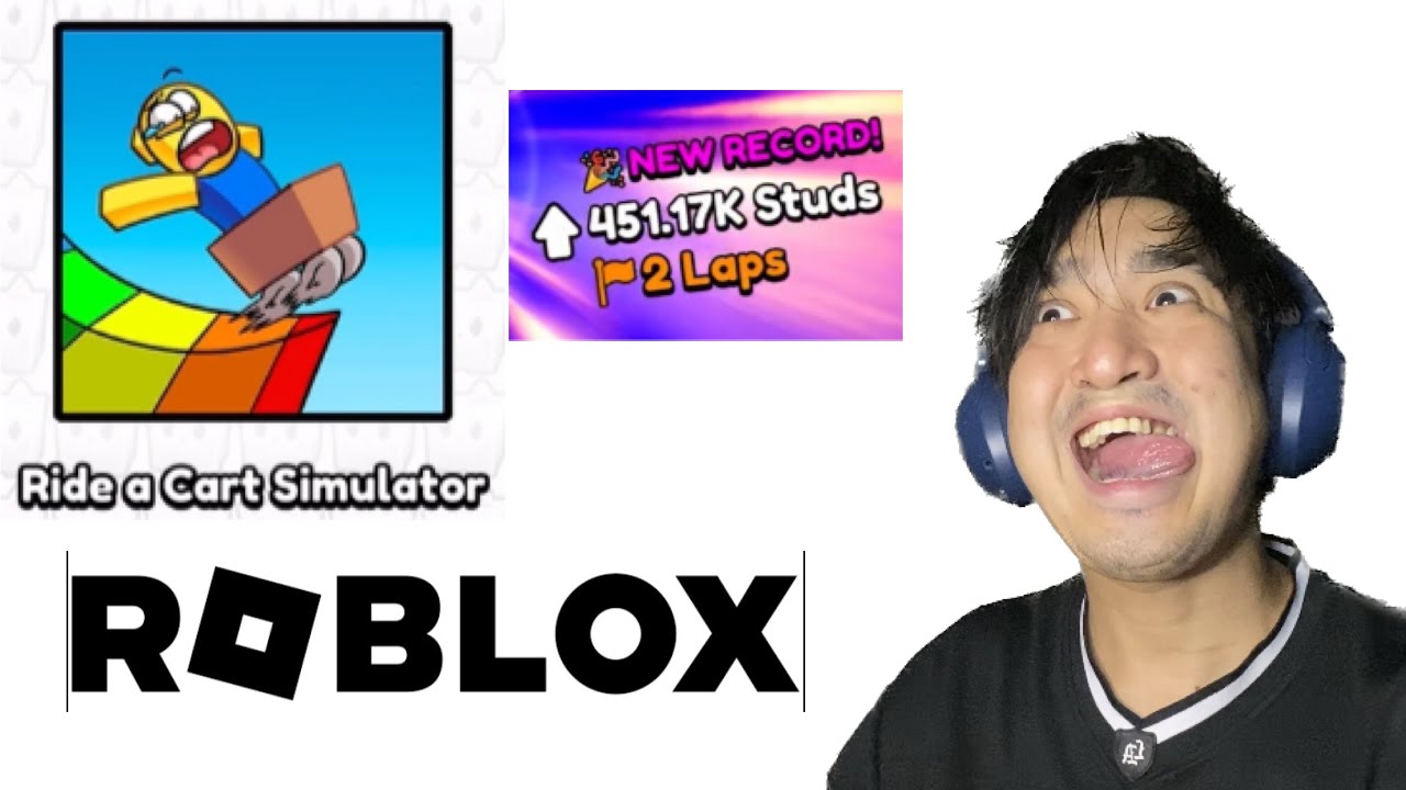 PLAYING ROBLOX | RIDING CART SIMULATOR - YouTube