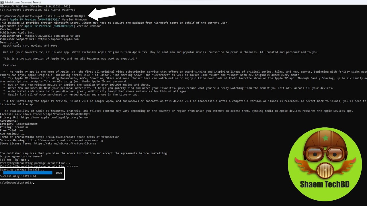 How to Install Apple Devices on Windows 11 from Command Prompt - YouTube