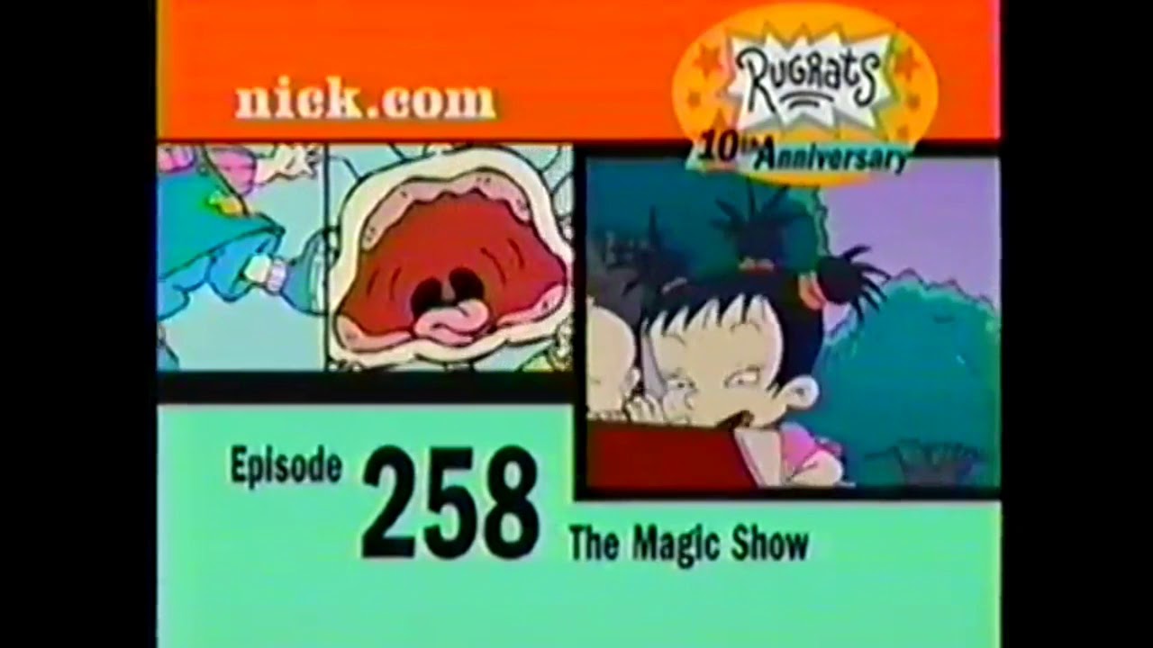Nickelodeon - Rugrats 10th Anniversary - Episode 258 - Bumper (2001 ...