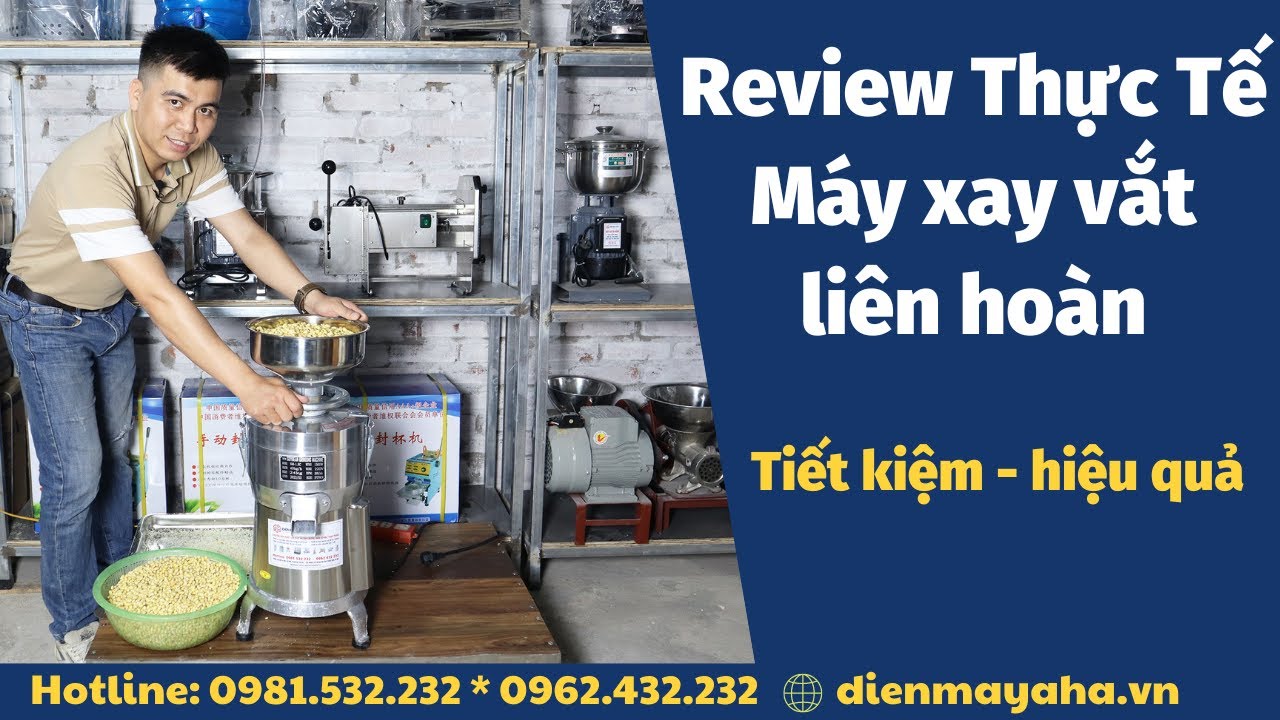 Xay vắt đậu bằng máy SIÊU NHANH | test máy xay vắt liên hoàn | Điện Máy ...