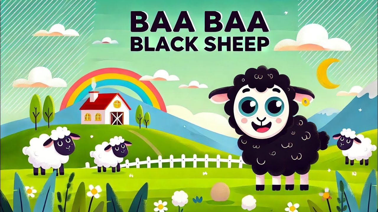 🐑🎶 Little Baba Baba Black Sheep 1 – Fun Nursery Rhyme for Kids! 🎵 - YouTube