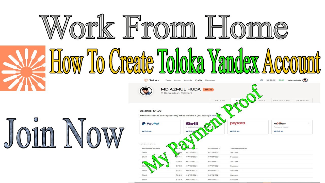 How To Create Toloka Yandex Account - YouTube