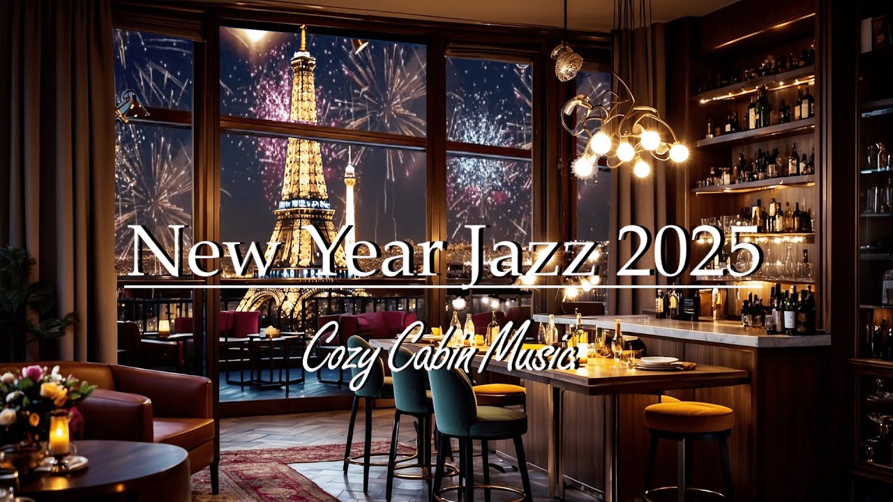 New Year's Eve Ambience at Paris 🌃 Cozy Apartment with Elegant Jazz ...