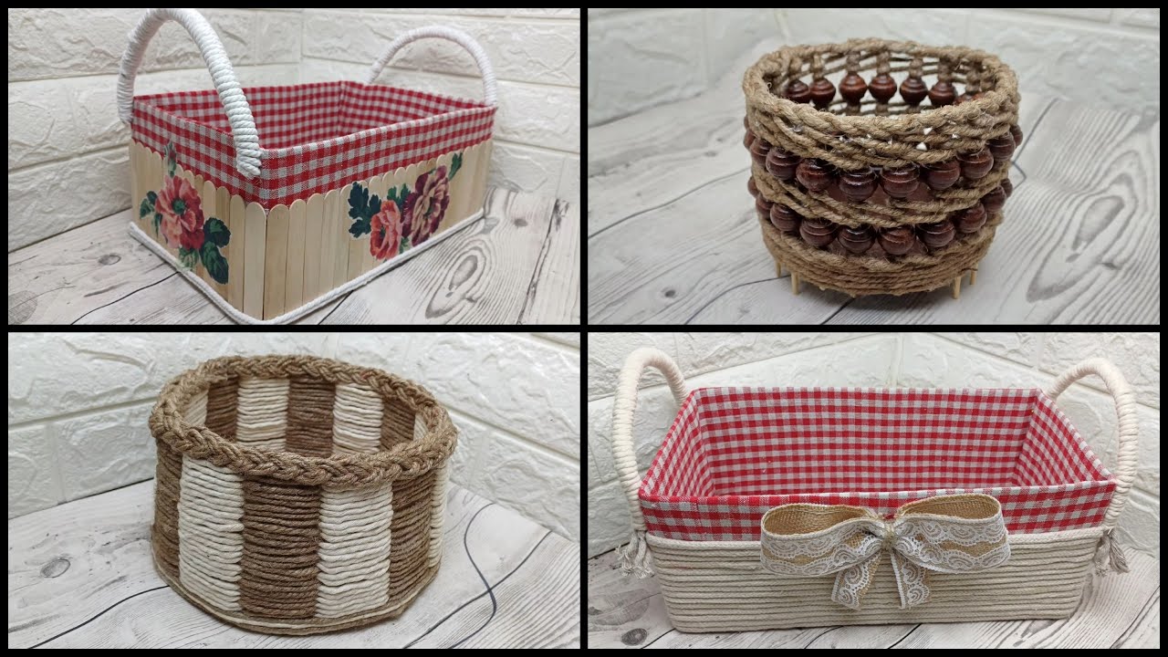 WOW!! Transform Cardboard into Stylish Storage Baskets! Cheap and Chic ...