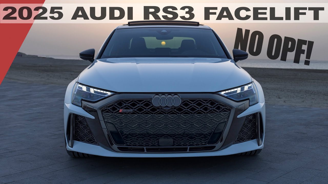 NEW! 2025 AUDI RS3 SEDAN FL WITHOUT OPF - THROATY, AWESOME SOUND ...