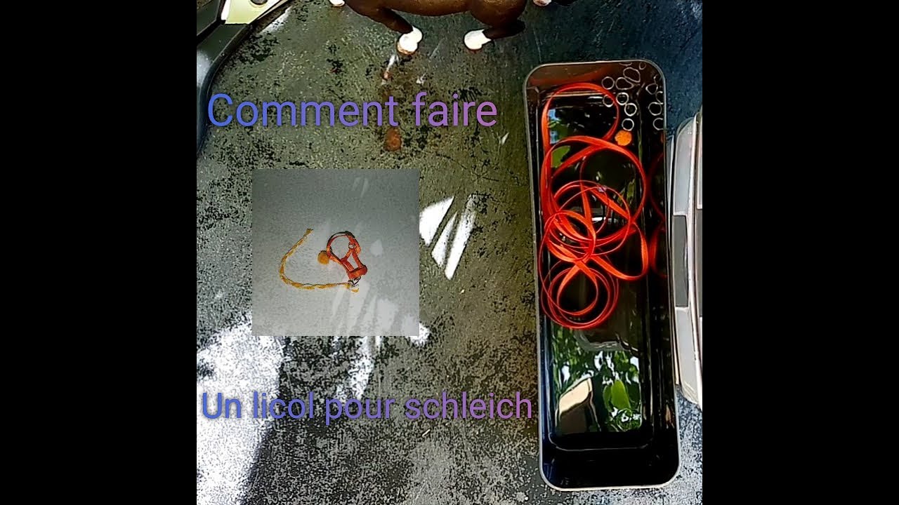 Comment faire un licol schleich réaliste ? #TVP 1 - YouTube
