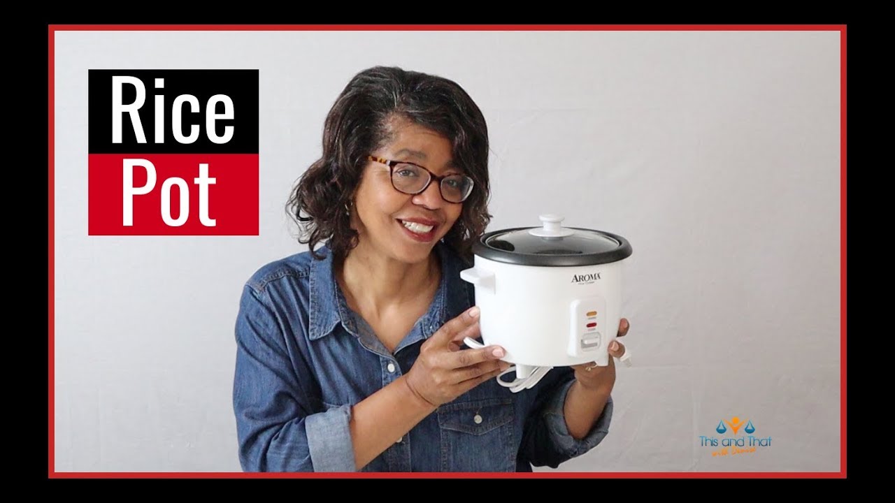 Aroma Rice Cooker Unboxing | This and That with Denise Jordan - YouTube