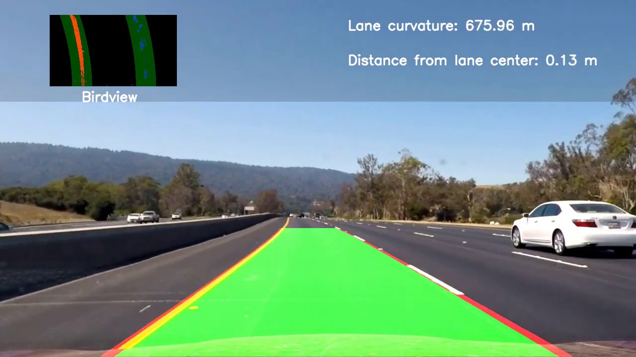 CarND Advance Lane Lines Detection (Project video) - YouTube