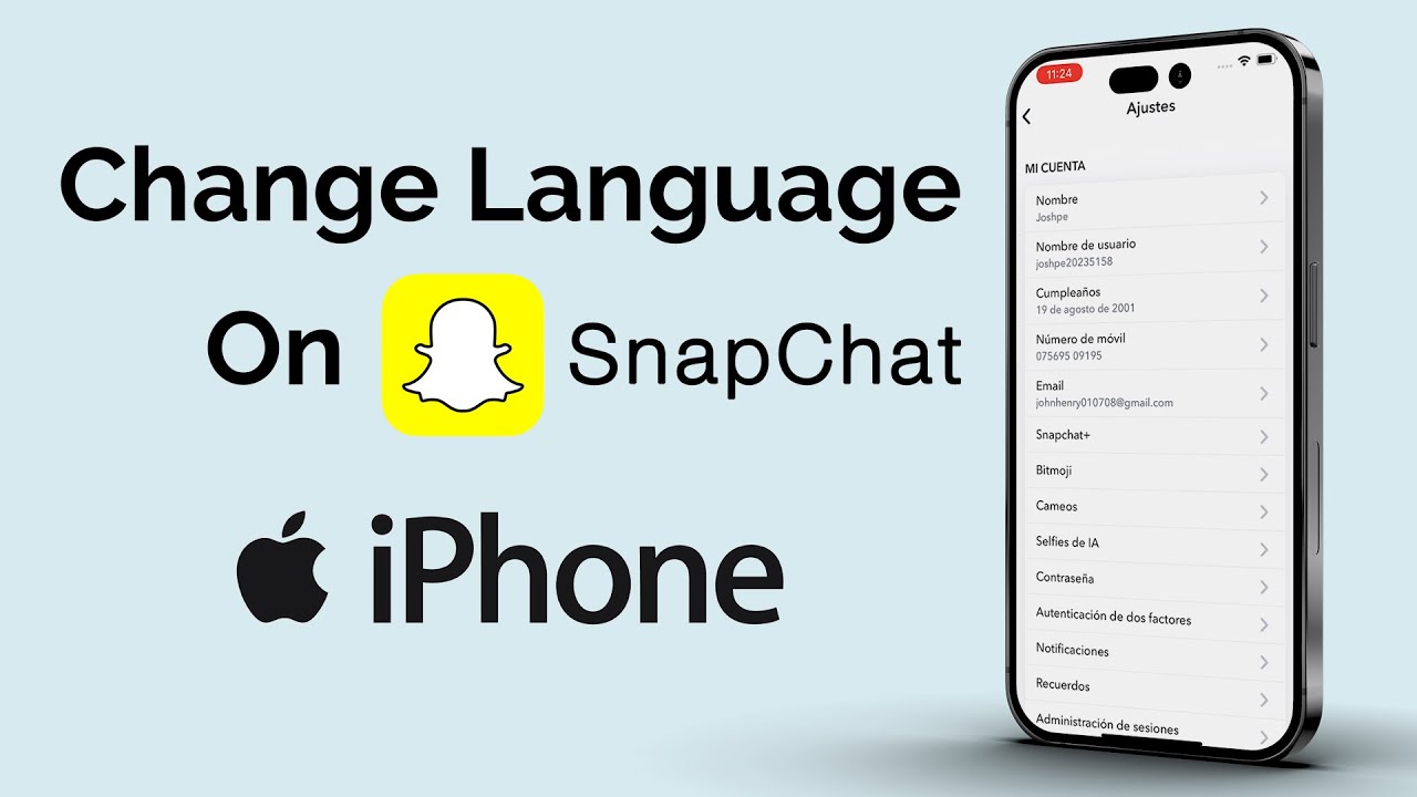 How To Change Language On Snapchat on iPhone? - YouTube