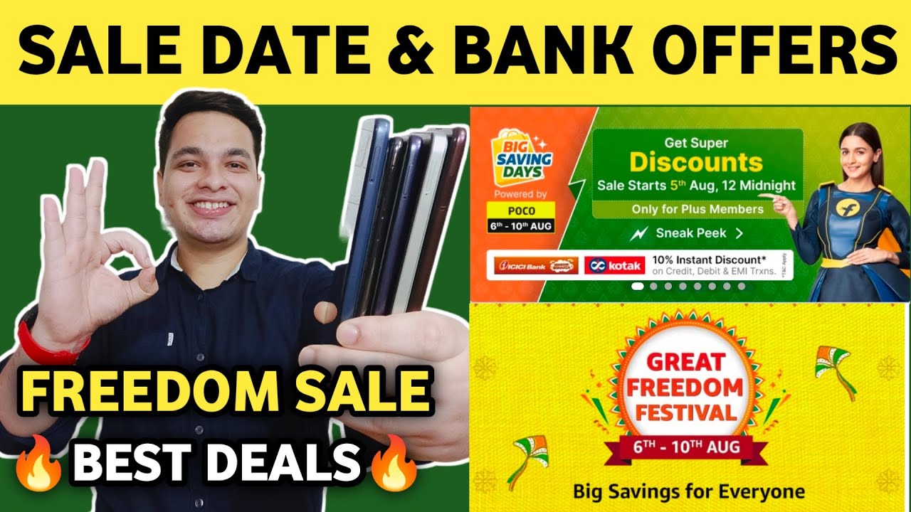flipkart-freedom-sale-amazon-great-freedom-festival-sale-date