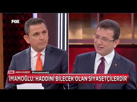 Ekrem İMAMOĞLU “Ben seçilmiş belediye başkanı olarak gezeceğim - HER ŞEY  ÇOK  GÜZEL OLACAK” Fox TV