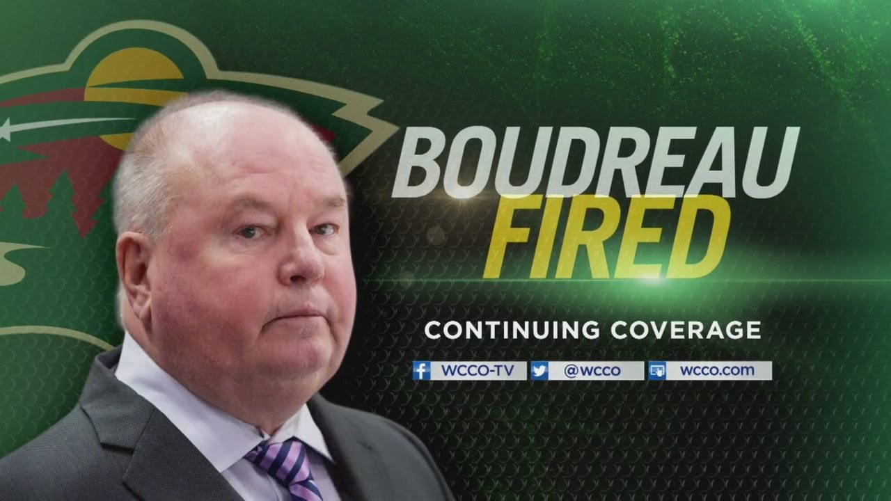 Wild Head Coach Bruce Boudreau Fired - YouTube