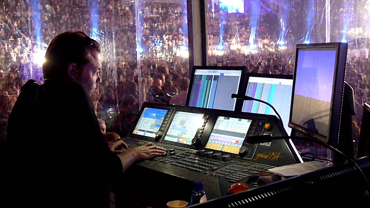 FOH view Guus Meeuwis Ezra.... www.light-life.nl - YouTube
