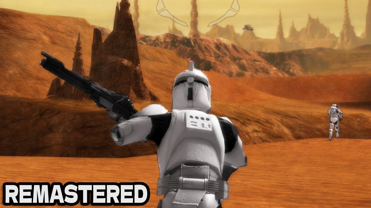 Star Wars: Battlefront II (2005, Remaster Mod) - Clone Troopers vs CIS Battle Droids! - YouTube