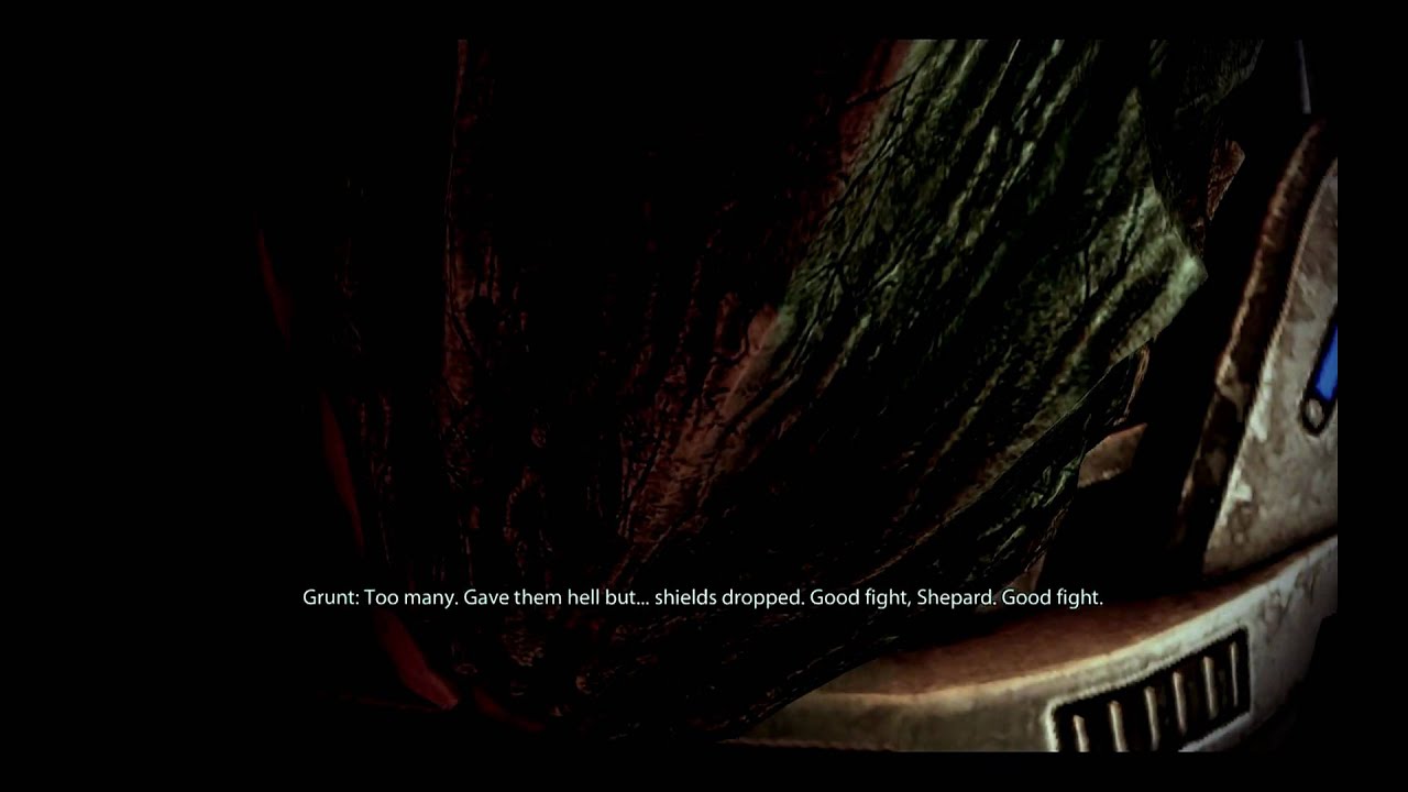 Mass Effect 2 - Grunt is dead ;( - YouTube