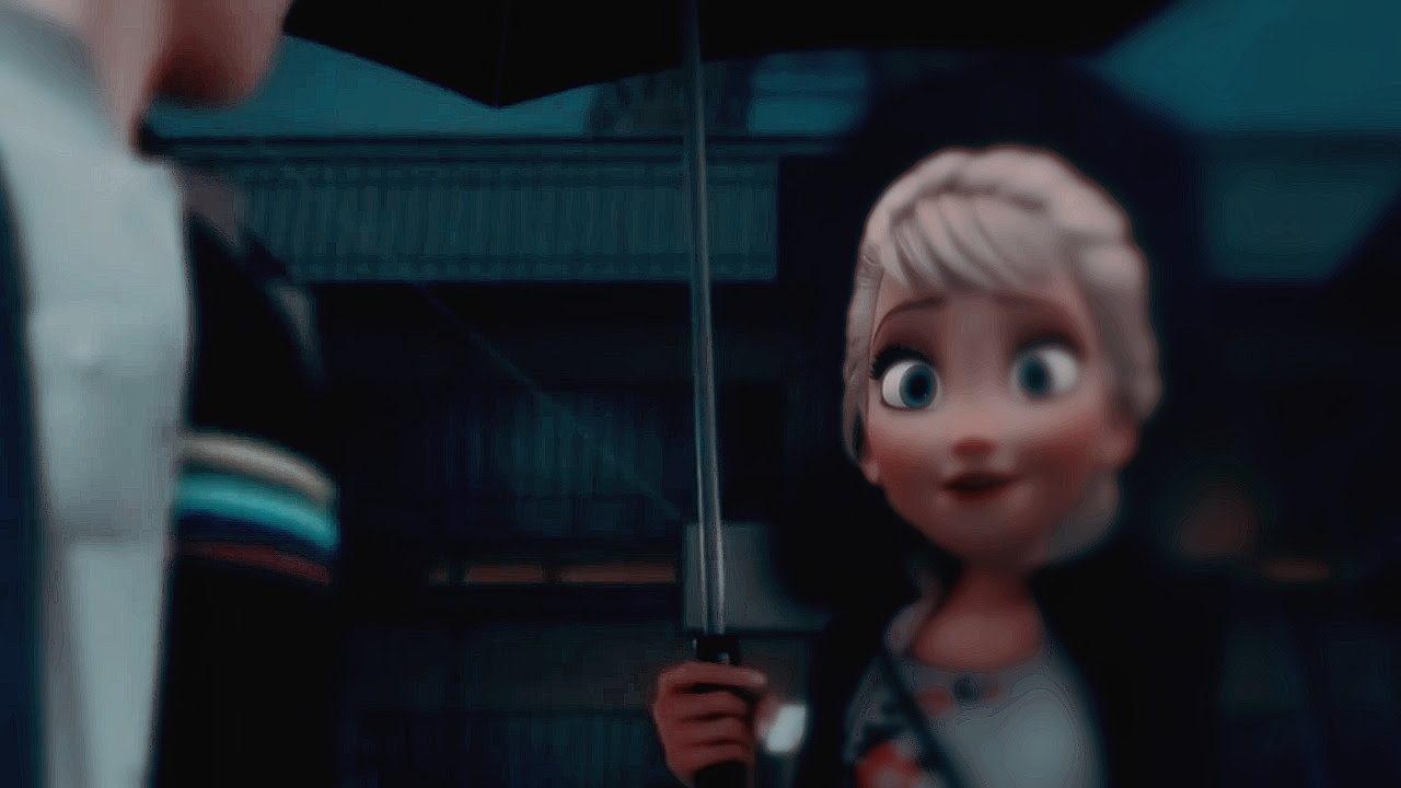 Elsa Jack Frost | Miraculous Ladybug! Umbrella Scene {MEP PART} - YouTube