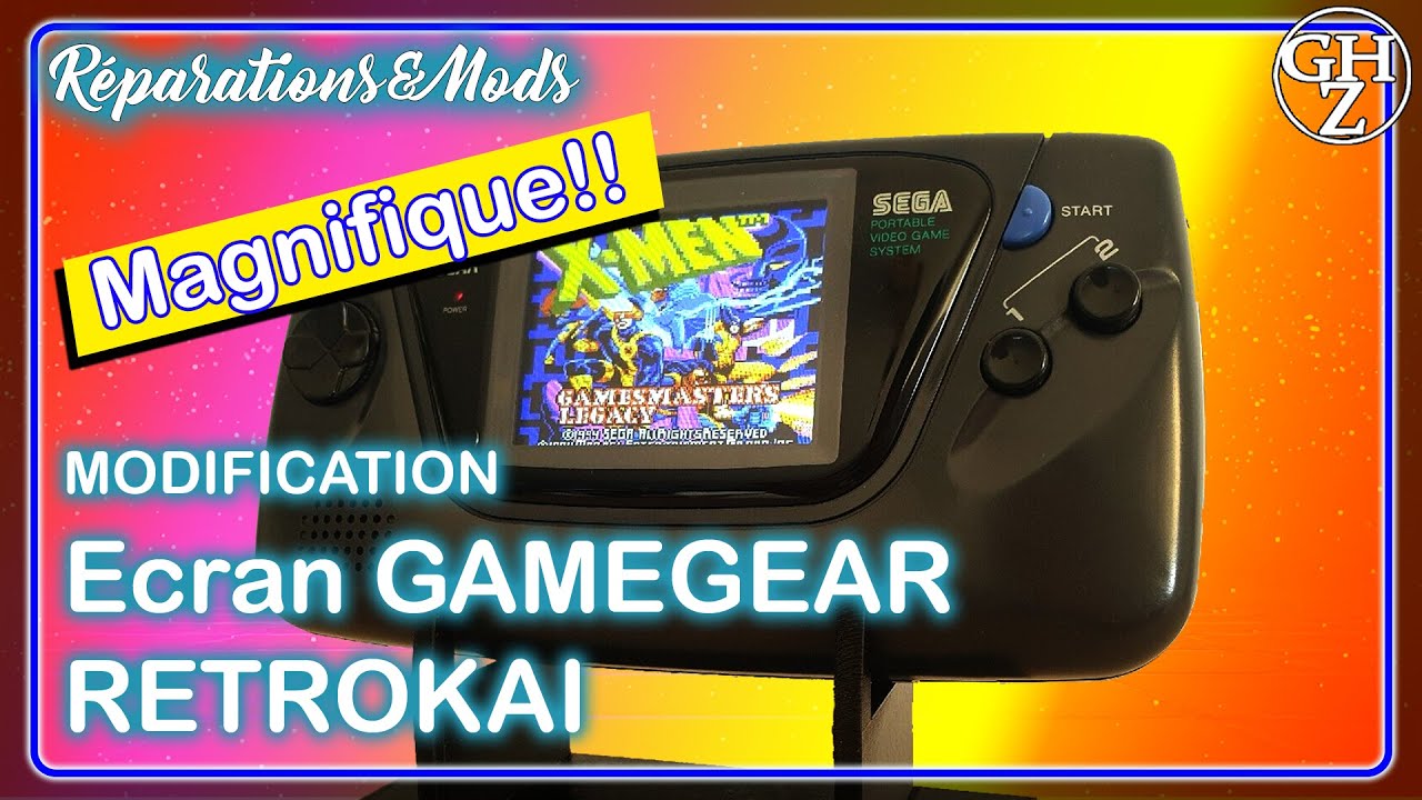 GameGear Installation Tuto Mod Ecran @RetroKAIstore - YouTube