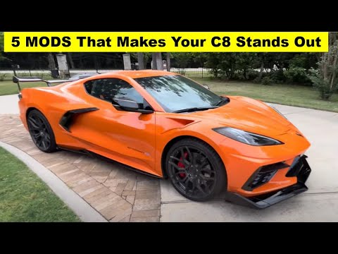 5 Exterior MODS To Make Your C8 Corvette Stands Out - YouTube