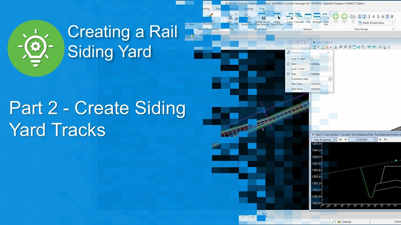 Part 2 - Create Siding Yard Tracks - YouTube