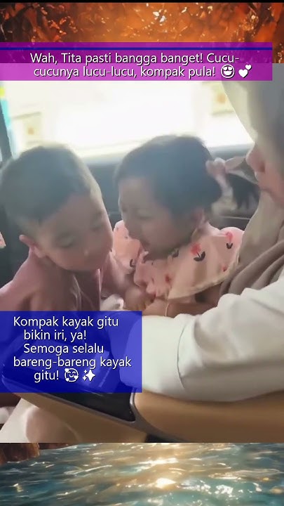 Tita happy banget liat cucunya kompak berdua #babylily #raffiahmad - YouTube