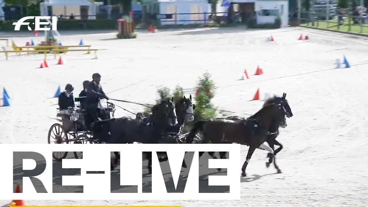 RE-LIVE | Cones Competition (nrs. 40-21) I FEI Driving European ...