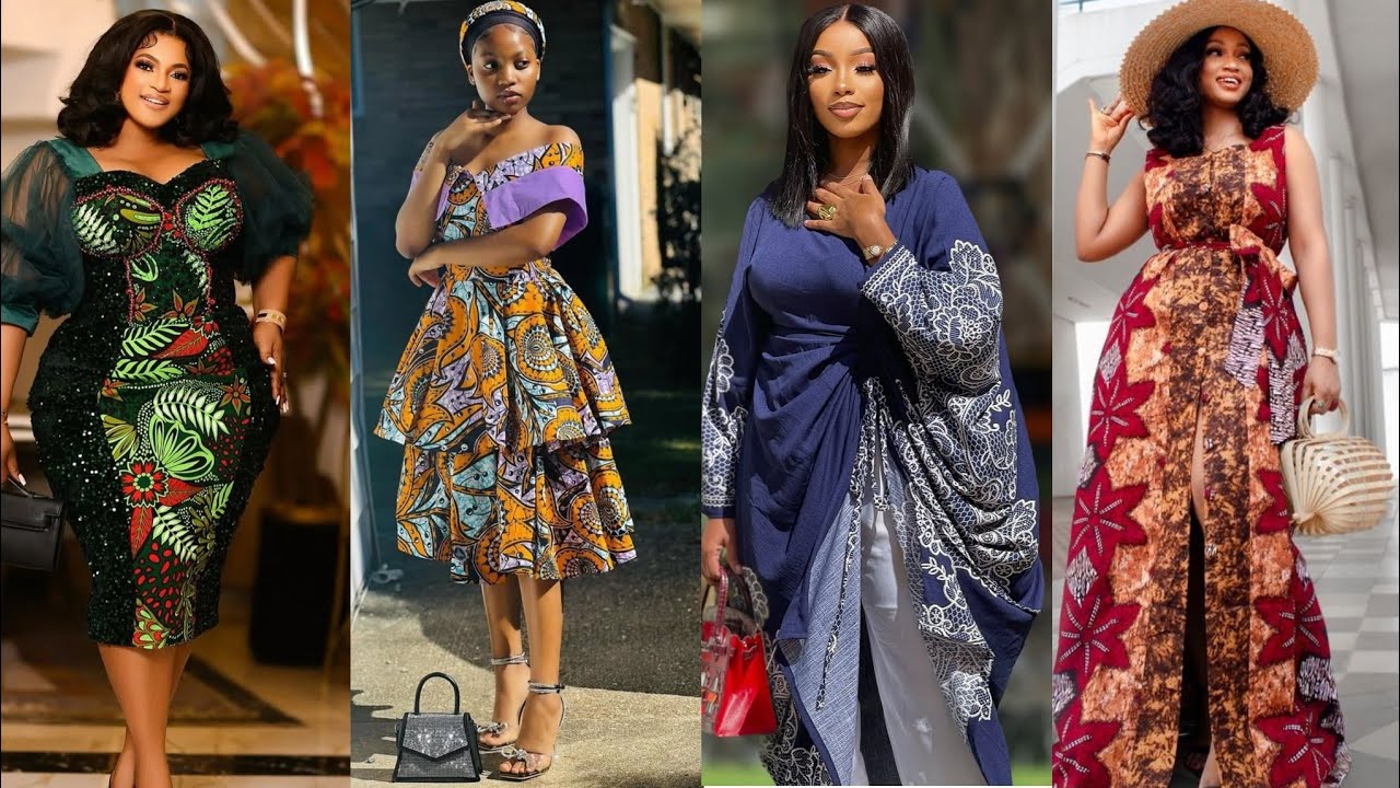 🆕️TRÈS BELLE TENUE AFRICAINE DE ROBE LONGUE MOYENNE 2024 WAX/PAGNE ...