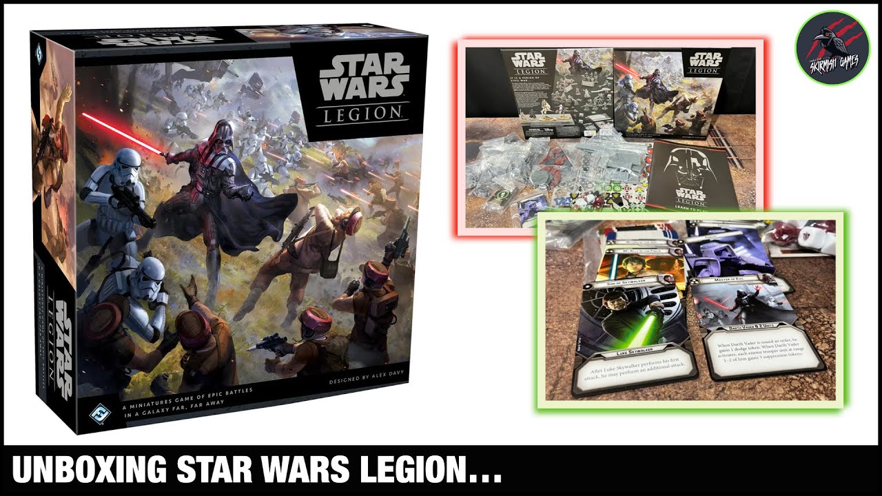 STAR WARS LEGION - Core Set Unboxing - I've Got A Good Feeling About ...