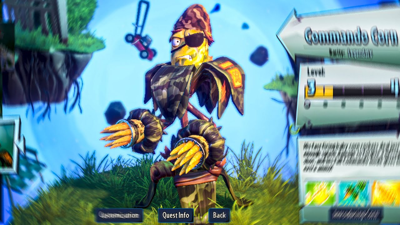 PvZ GW2 Multiplayer #179 - COMMANDO CORN | Gnome Bomb Z-Tech Factory ...