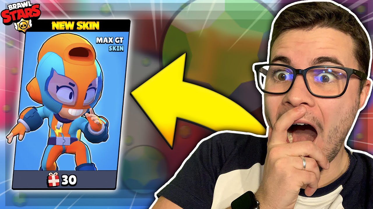 JE ME LANCE UN DÉFI EN ACHETANT LE NOUVEAU SKIN MAX GT SUR BRAWL STARS ...