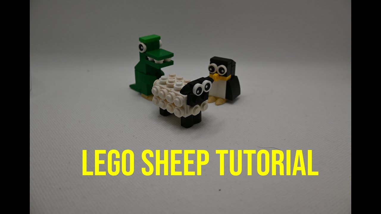 LEGO Sheep Tutorial - Crafting an Adorable Brick Ewe - YouTube