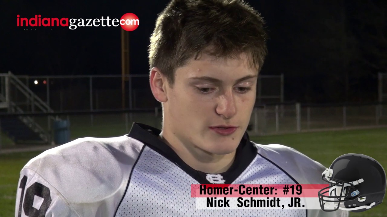 Post game interview with Homer-Center: 19 Nick Schmidt - YouTube