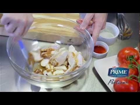 Maple Leaf Prime® Naturally Portions™ Buffalo Chicken Wrap - YouTube