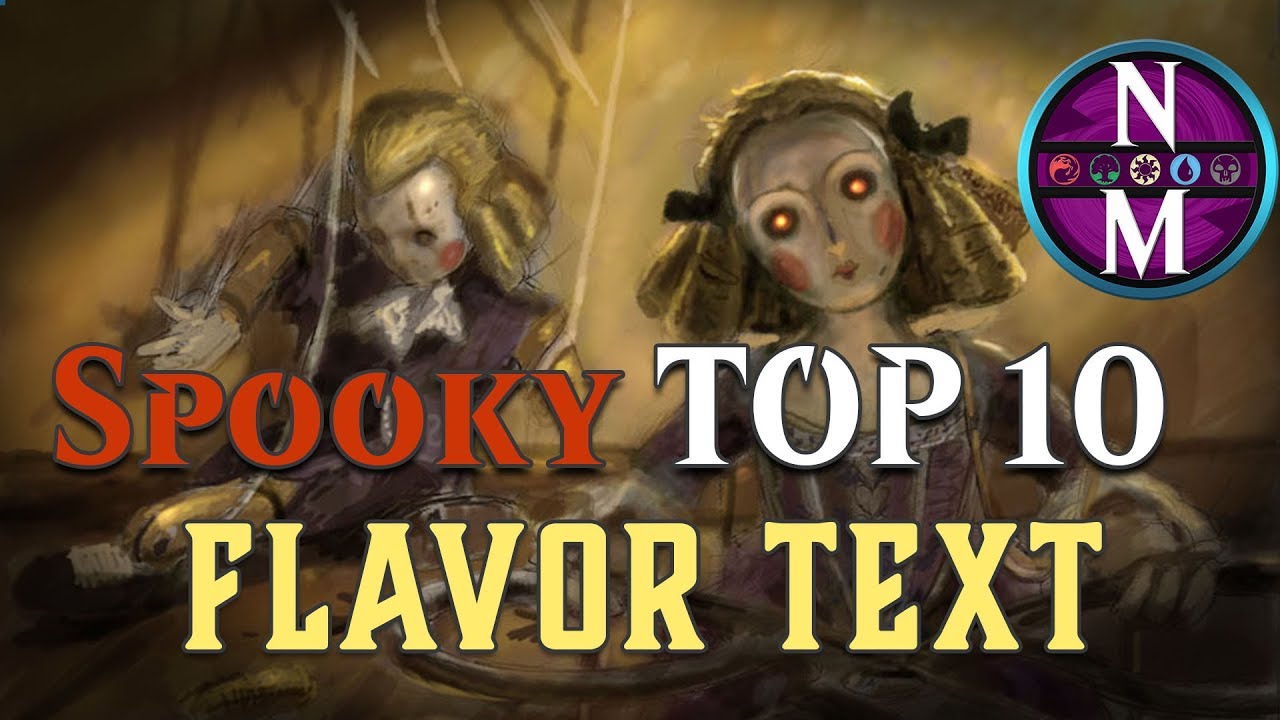 MTG Top 10: SPOOKIEST Flavor Text | Magic: the Gathering | Episode 210 ...