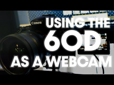Using the Canon 60D as Webcam (EOS Webcam Utility)