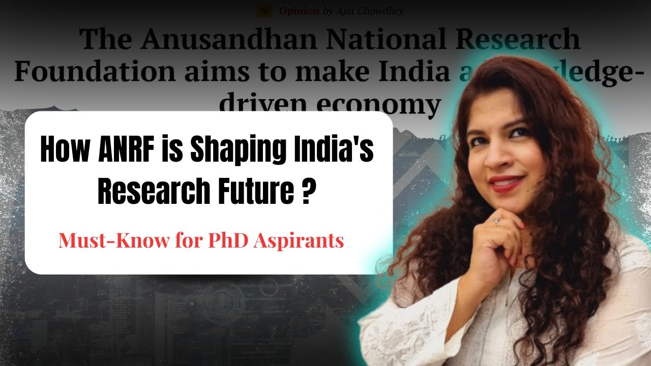 How ANRF is Shaping India's Research Future - YouTube