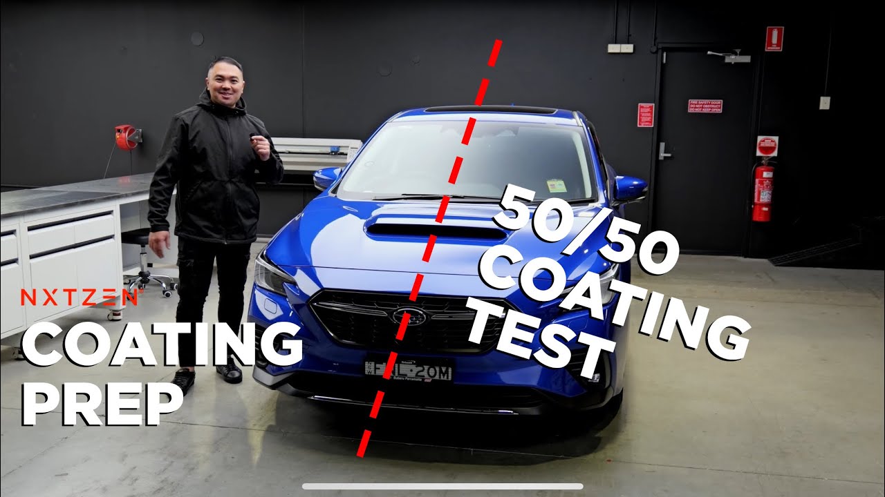 Ceramic Coating Prep & 50/50 Test - YouTube