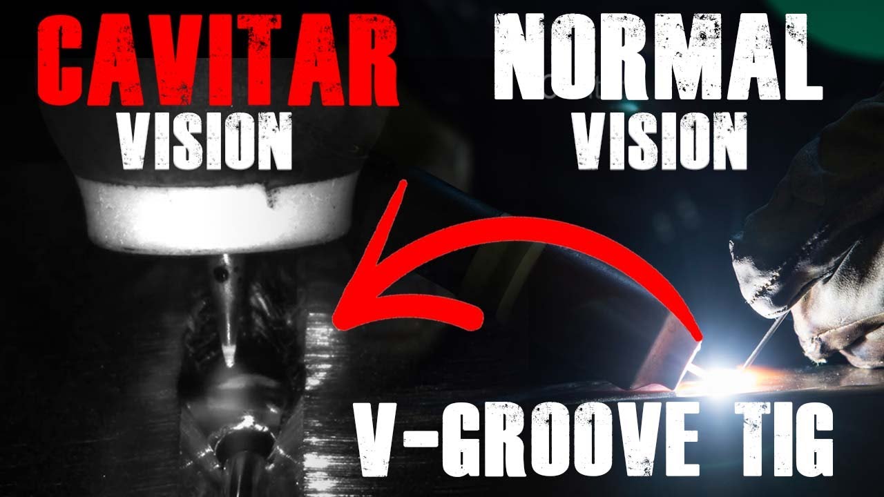 V-Groove TIG Welding Shot with Cavitar Welding Camera - YouTube
