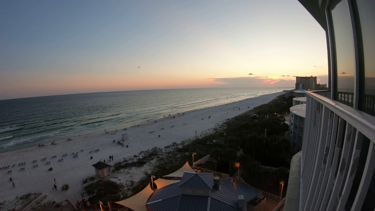 Panama City Beach Florida sunset time lapse - YouTube