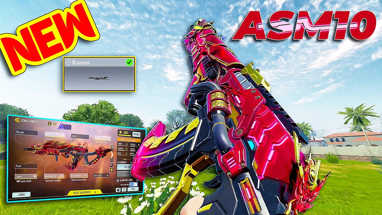 *NEW* ASM10 Red Shadow With NEW Barrel ( Branson ) | 27 KILLS SOLO vs ...