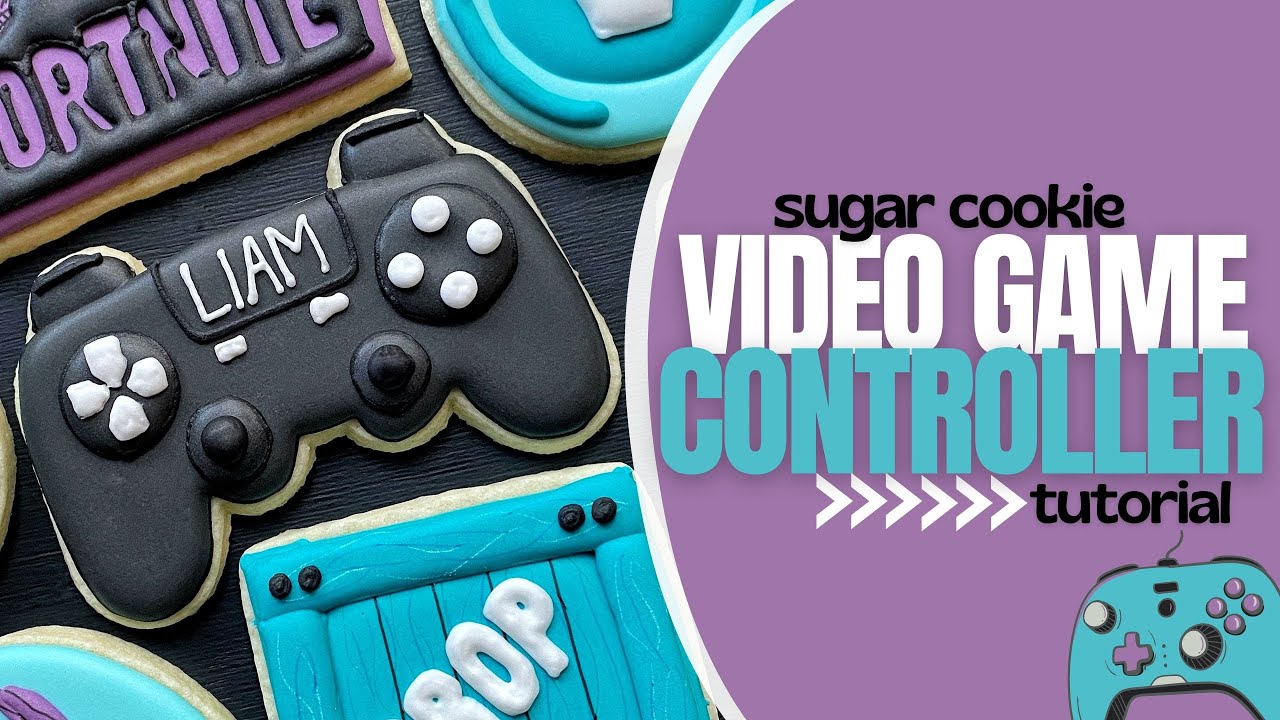 Decorate a Video Game Controller || 🎮🍪 || Fortnite Themed Birthday ...