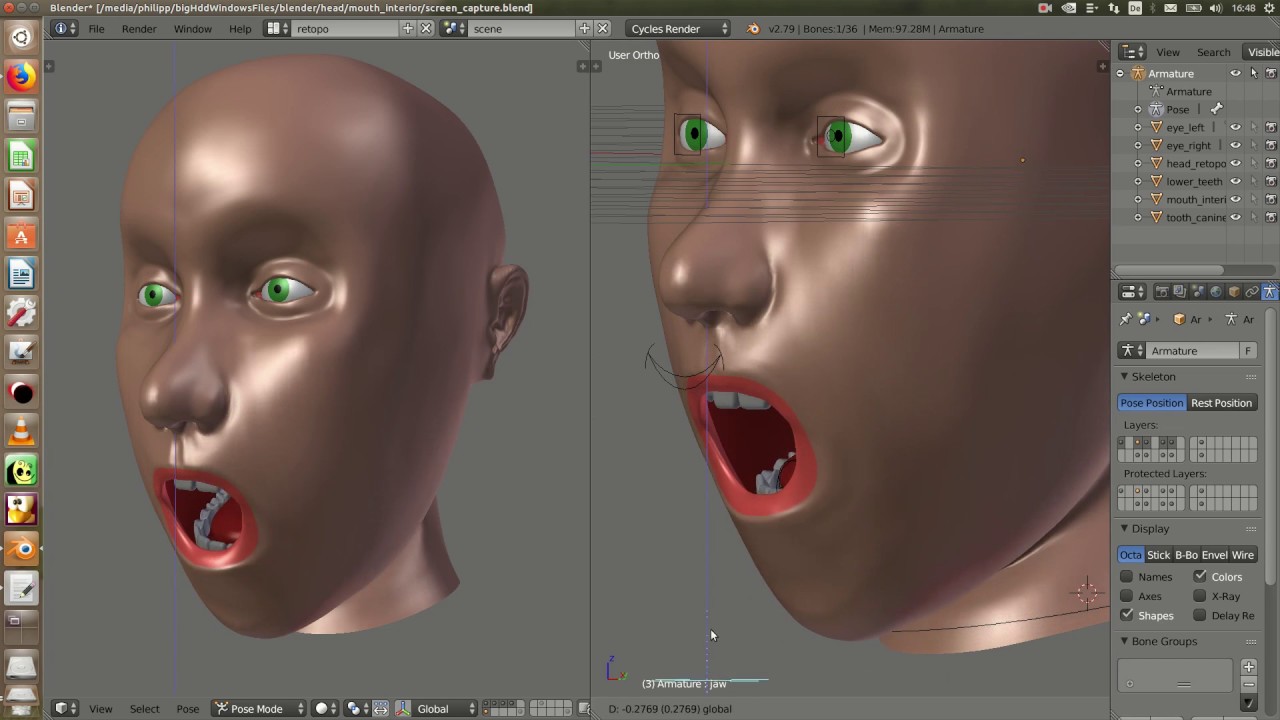 Face Rig Tests - YouTube