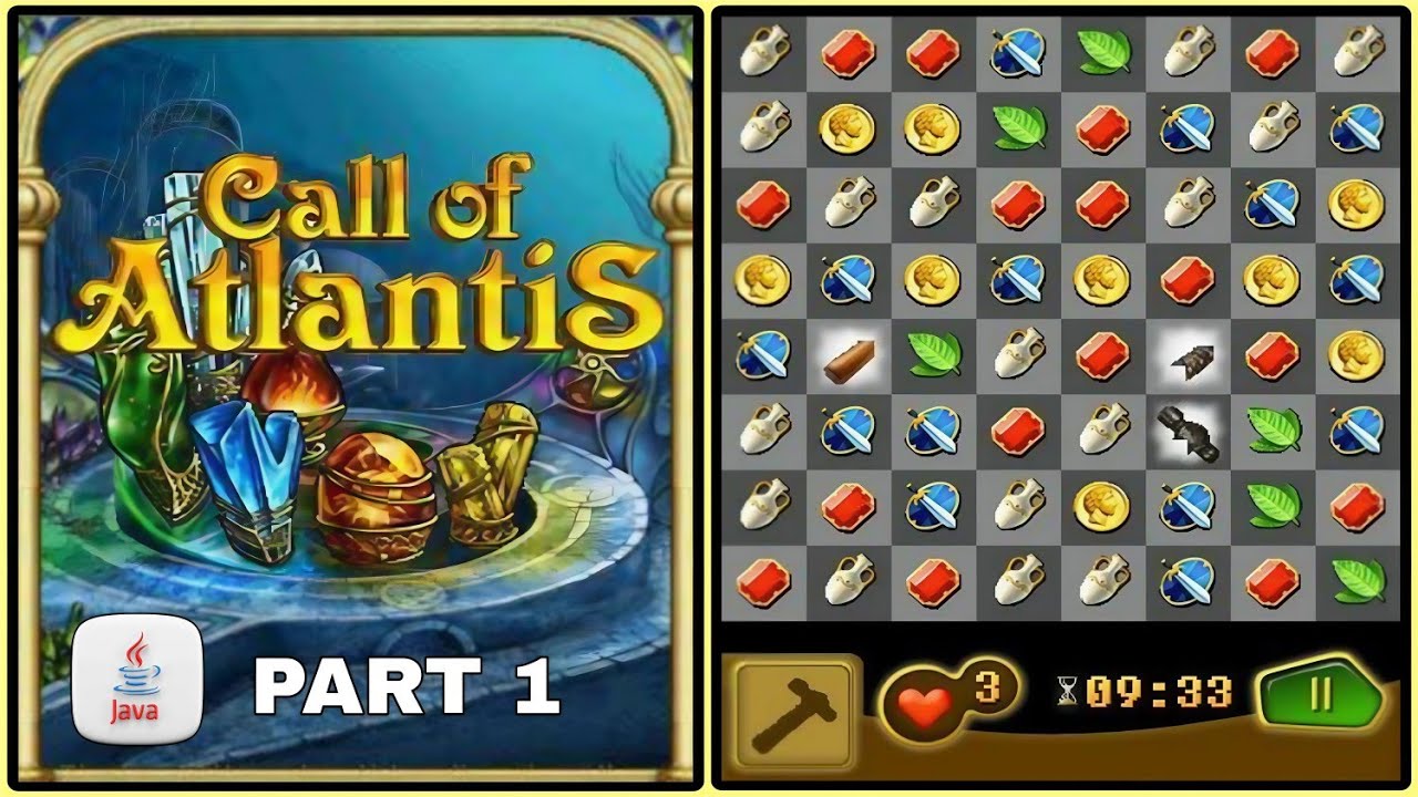 Call of Atlantis Underwater Jewels (Java games) J2ME Loader Android - YouTube