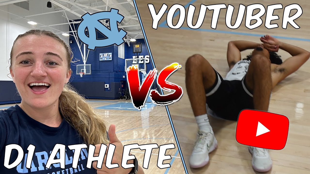 YOUTUBER VS D1 ATHLETE/WNBA PROSPECT!! - Day In The Life of a D1 Athlete - YouTube