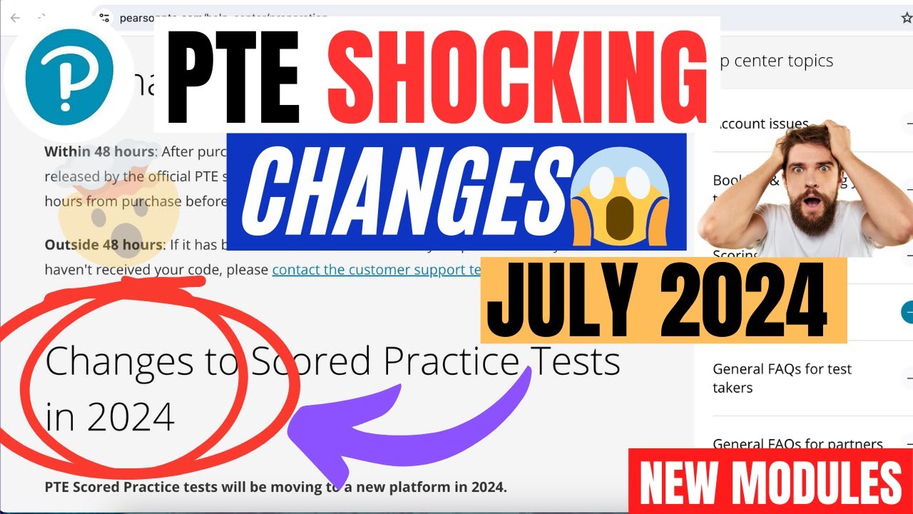 Pte Exam Changes in July 2024 | New questions | Shocking Updates🤯 ...